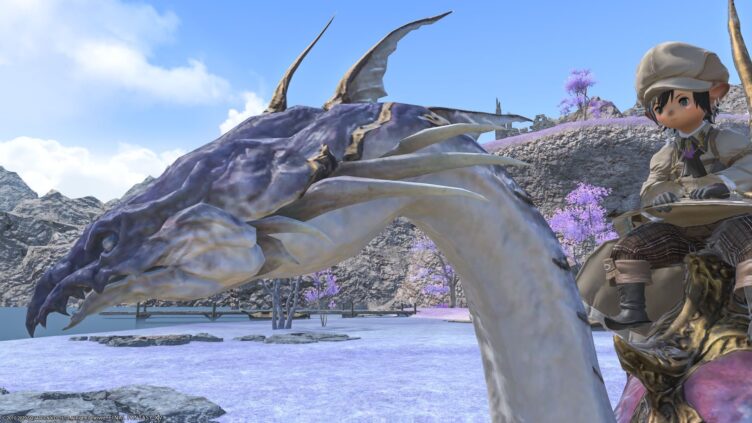 Mount Faris’s friend “Syldra”, a phantom sea dragon that appears in FF5 ...