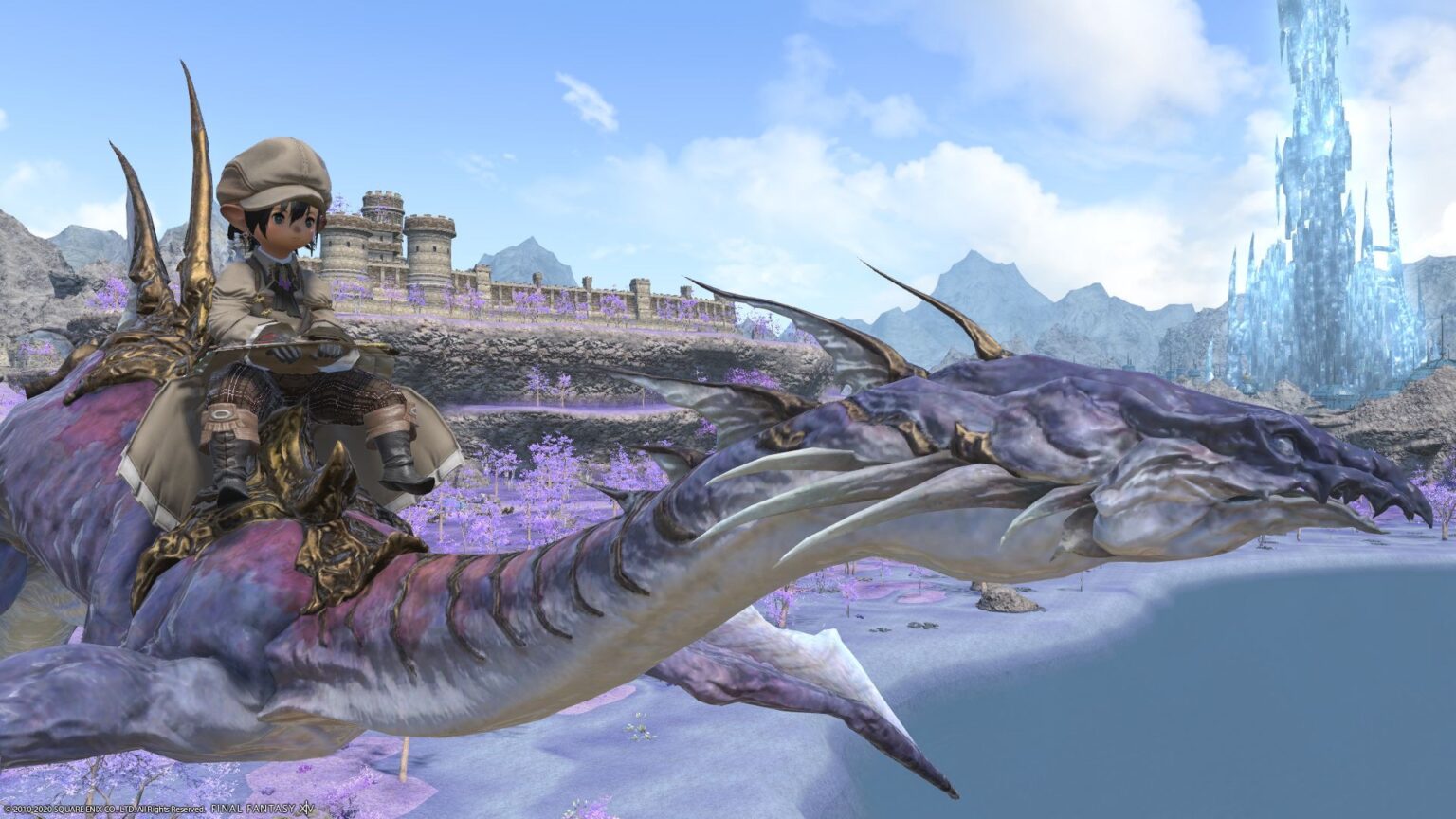 Mount Faris’s friend “Syldra”, a phantom sea dragon that appears in FF5 ...