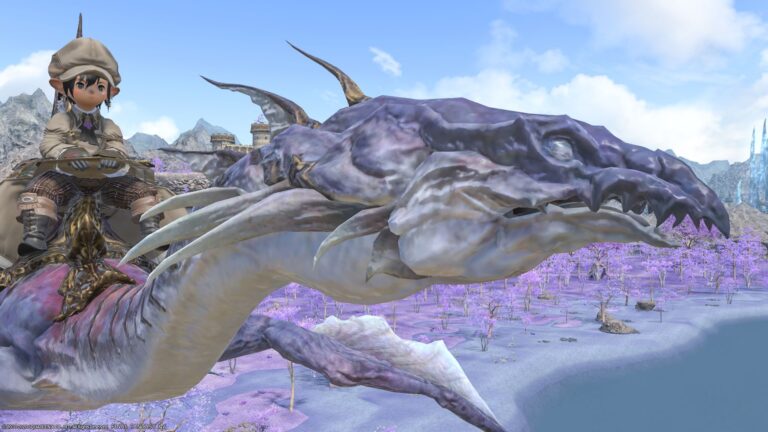 Mount Faris’s friend “Syldra”, a phantom sea dragon that appears in FF5 ...