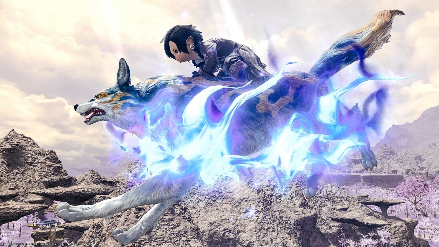 Blue Flame Dog God, The Wreath of Snakes (Extreme) Mount “Hallowed ...