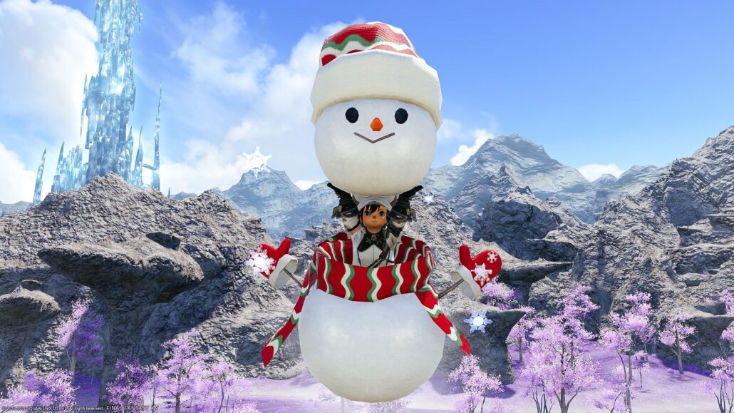Very cute Starlight Celebration 2020 mount “Snowman” coming out of the ...