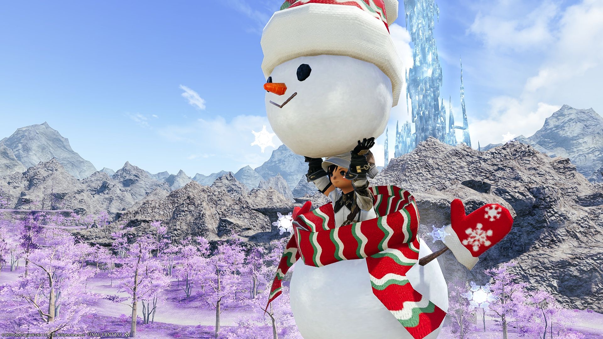 Very cute Starlight Celebration 2020 mount “Snowman” coming out of the ...