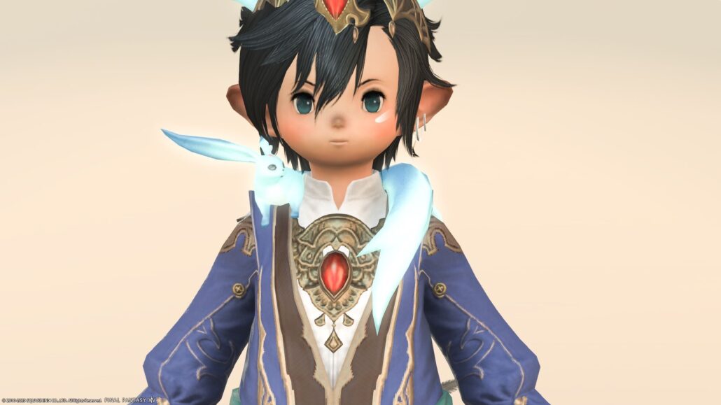 [Glamour] Noble blue Carbuncle costume “Emerald Carbuncle Attire ...