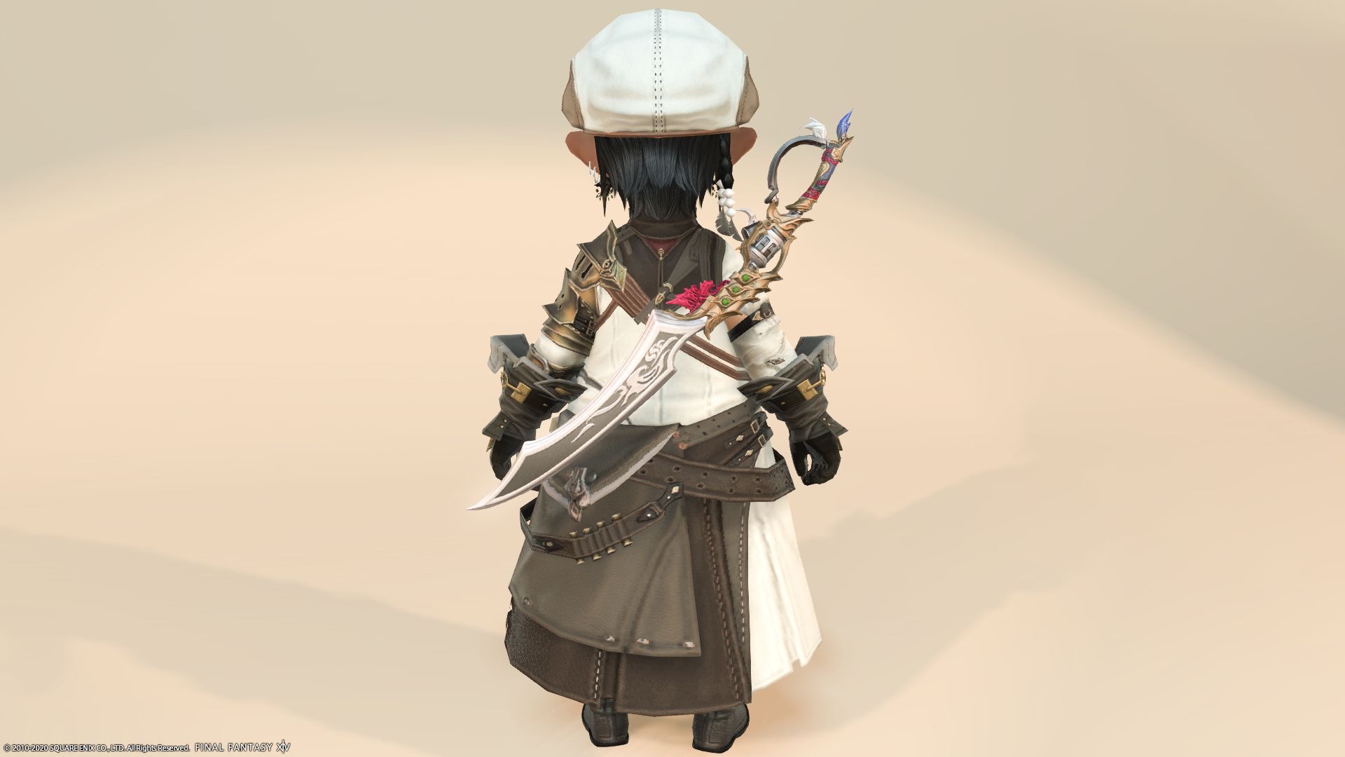 A Gunbreaker weapon with a bright carp design, the magic sword ...