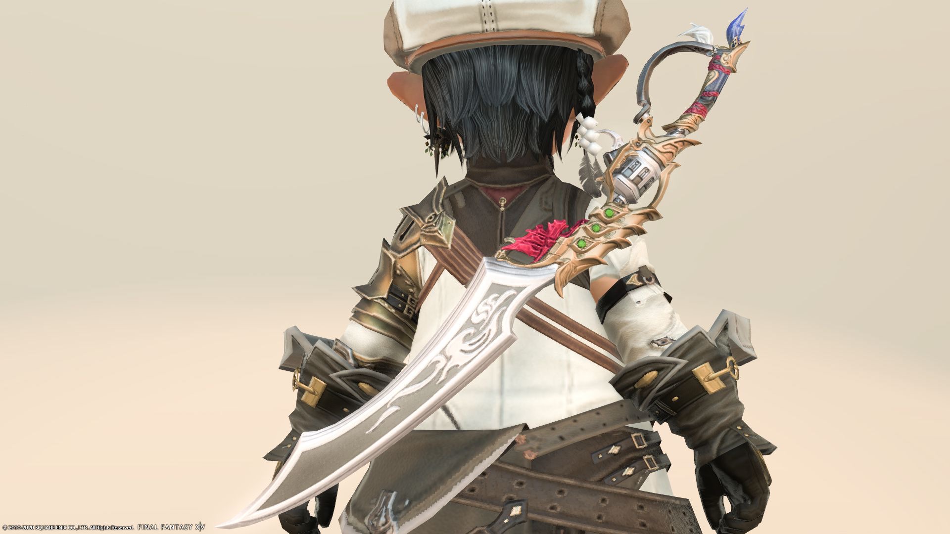 A Gunbreaker weapon with a bright carp design, the magic sword ...