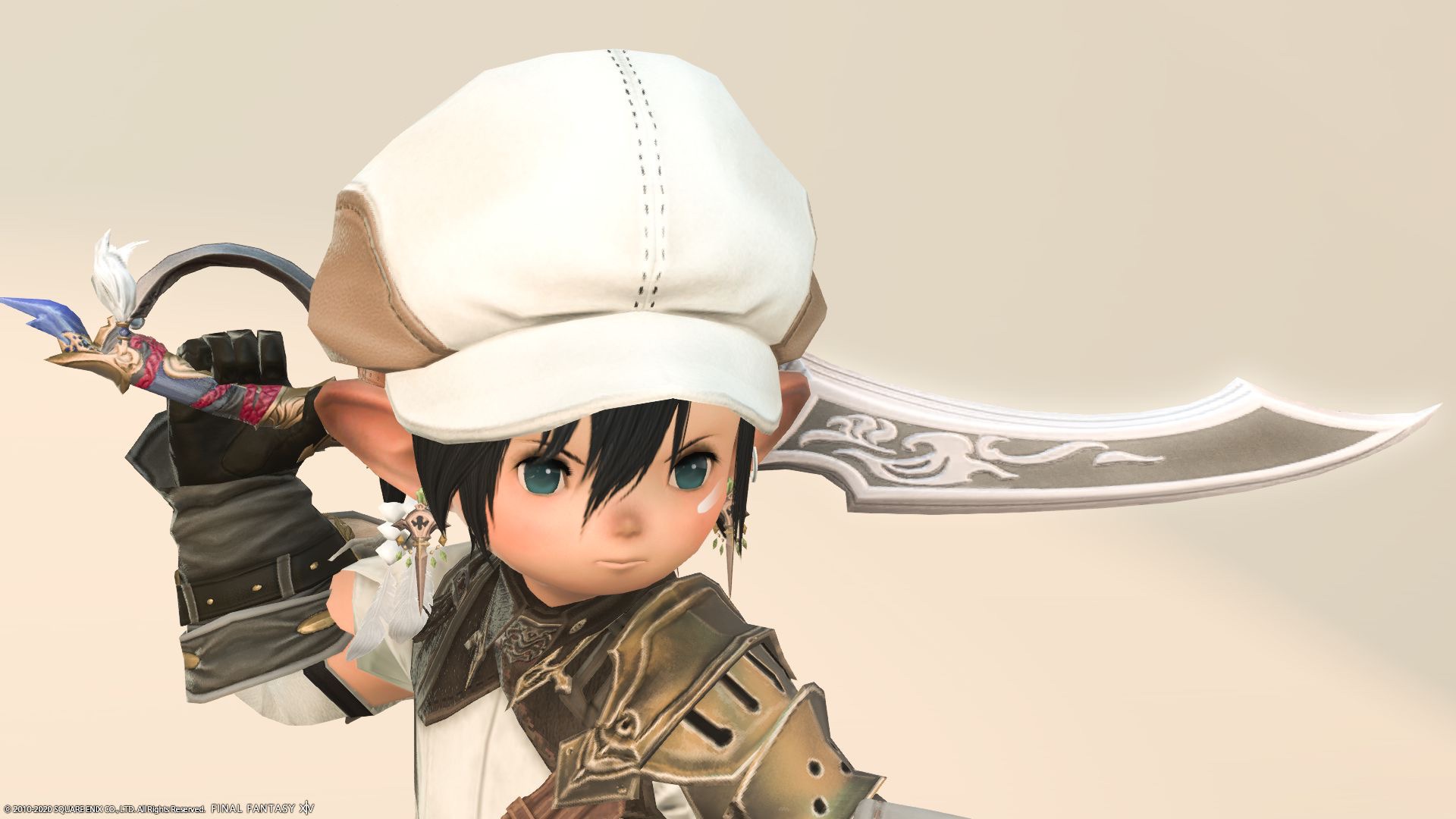 A Gunbreaker weapon with a bright carp design, the magic sword ...