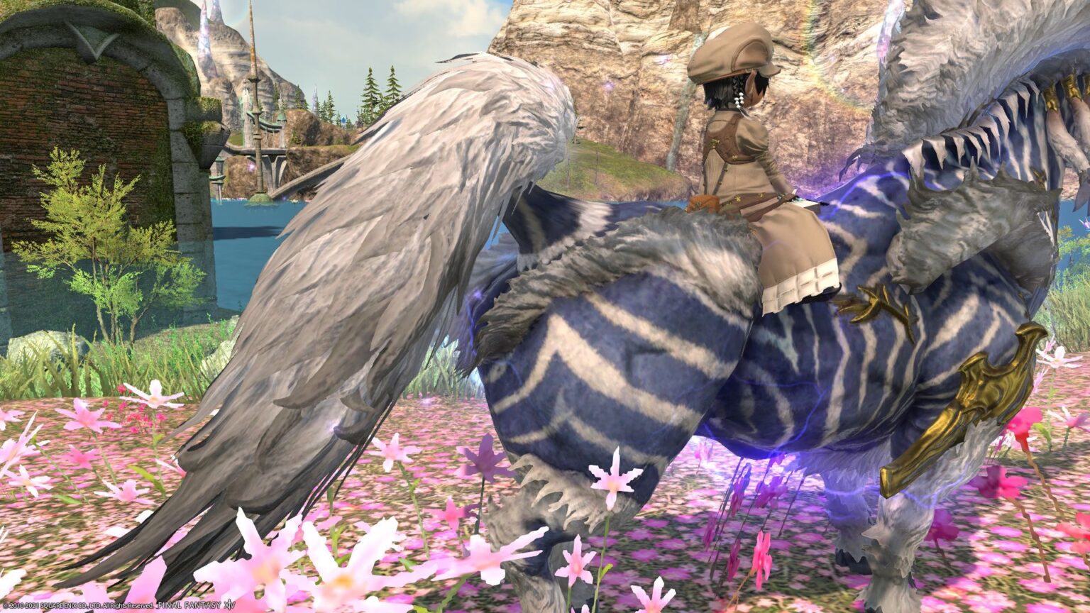 Rhalgr’s mount “Ixion” with a big thunder phantom beast horse | Norirow ...