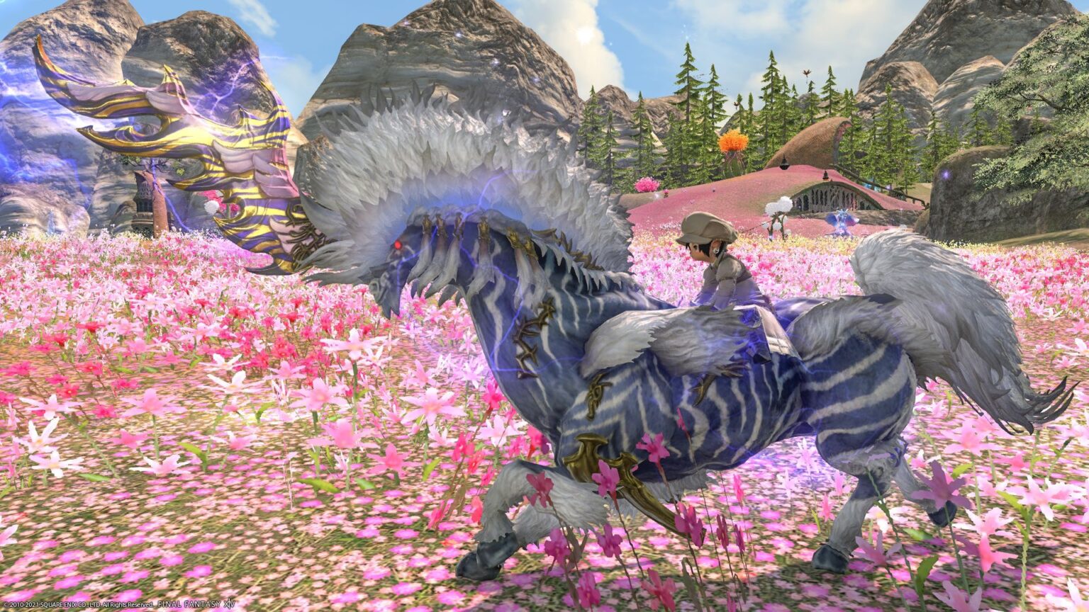 Rhalgr’s mount “Ixion” with a big thunder phantom beast horse | 【FF14 ...