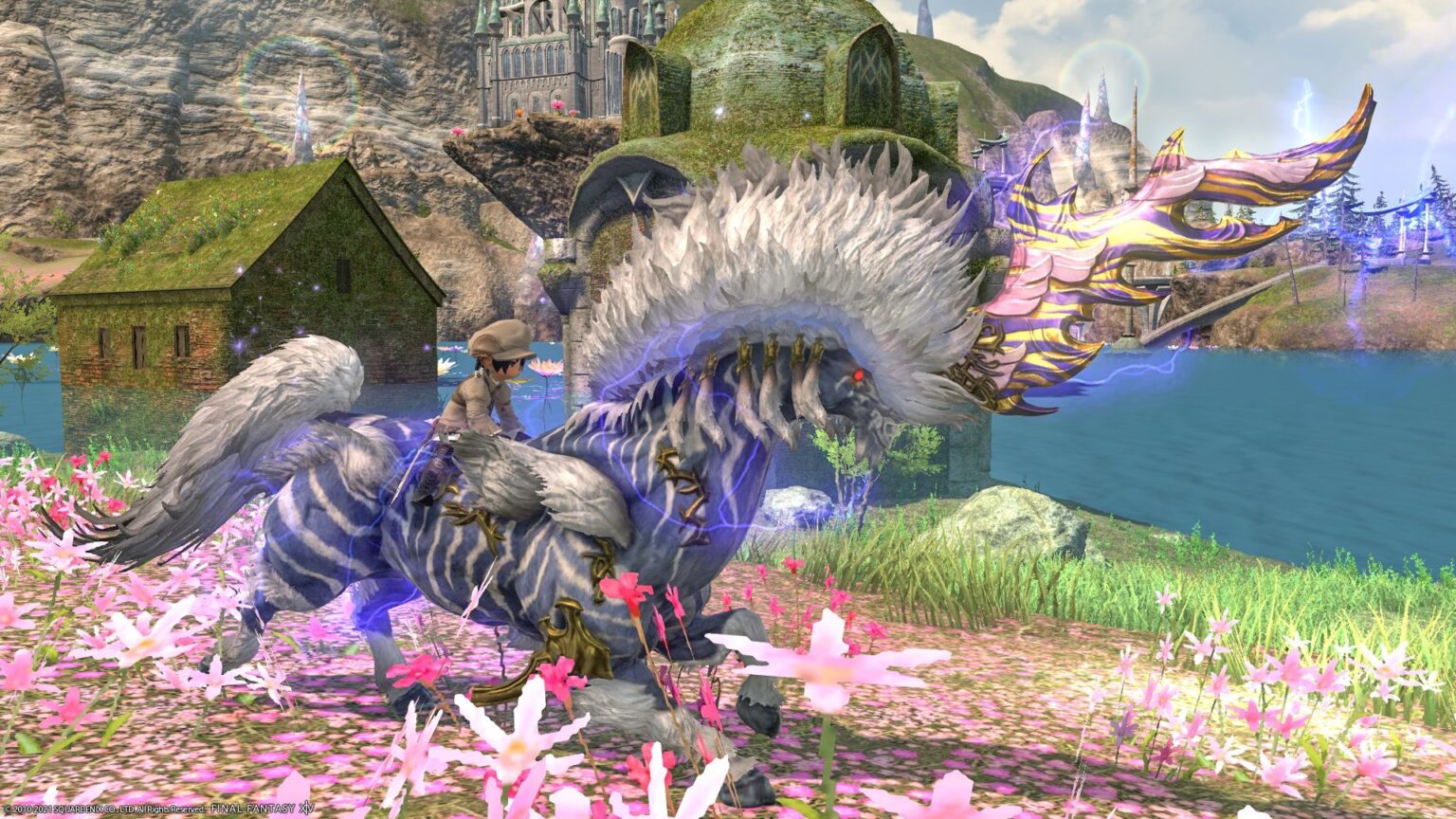 Rhalgr’s mount “Ixion” with a big thunder phantom beast horse | 【FF14 ...