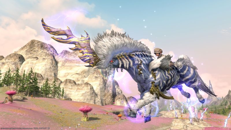 Rhalgr’s mount “Ixion” with a big thunder phantom beast horse | 【FF14 ...