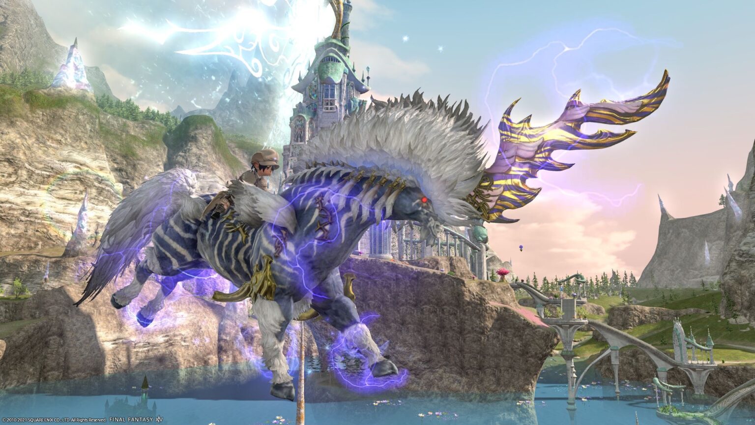 Rhalgr’s mount “Ixion” with a big thunder phantom beast horse | 【FF14 ...