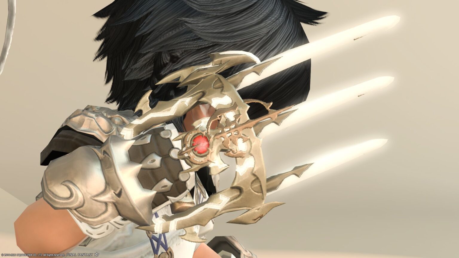 Shining long iron nails! Monk Weapon “Replica High Allagan Baghnakhs ...