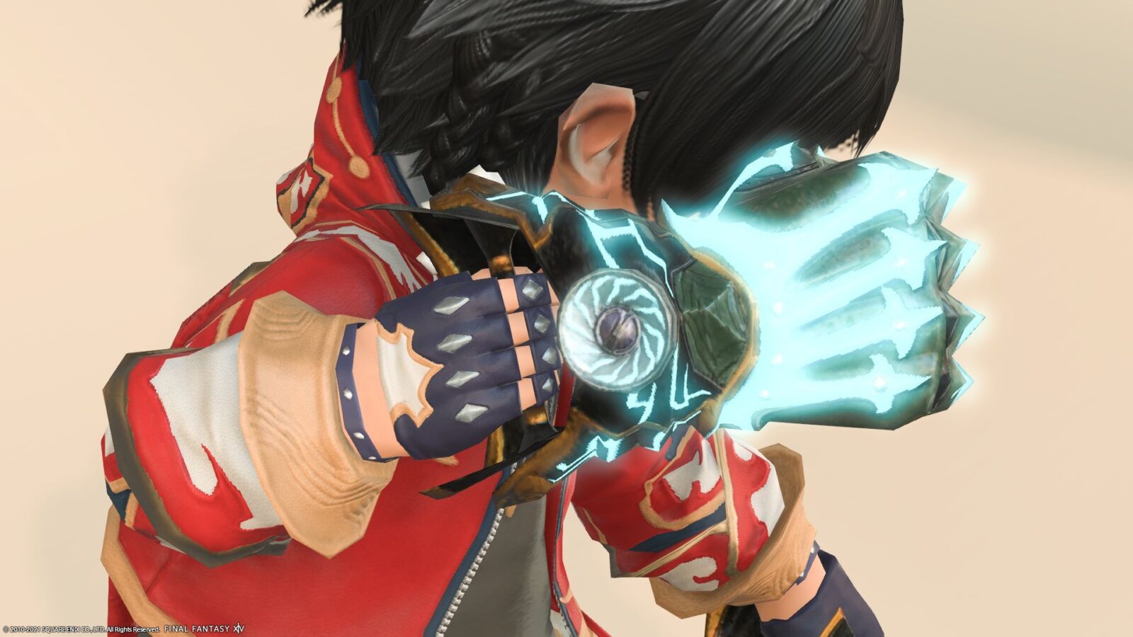 A skeleton punch that glows like an Allagan! Monk fighting weapon ...
