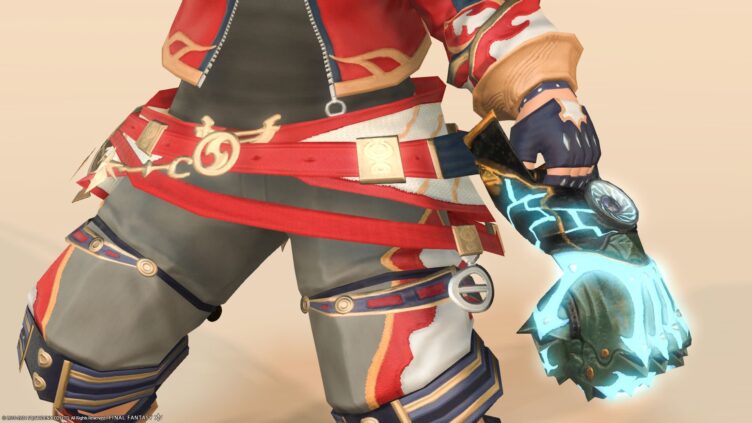 A skeleton punch that glows like an Allagan! Monk fighting weapon ...