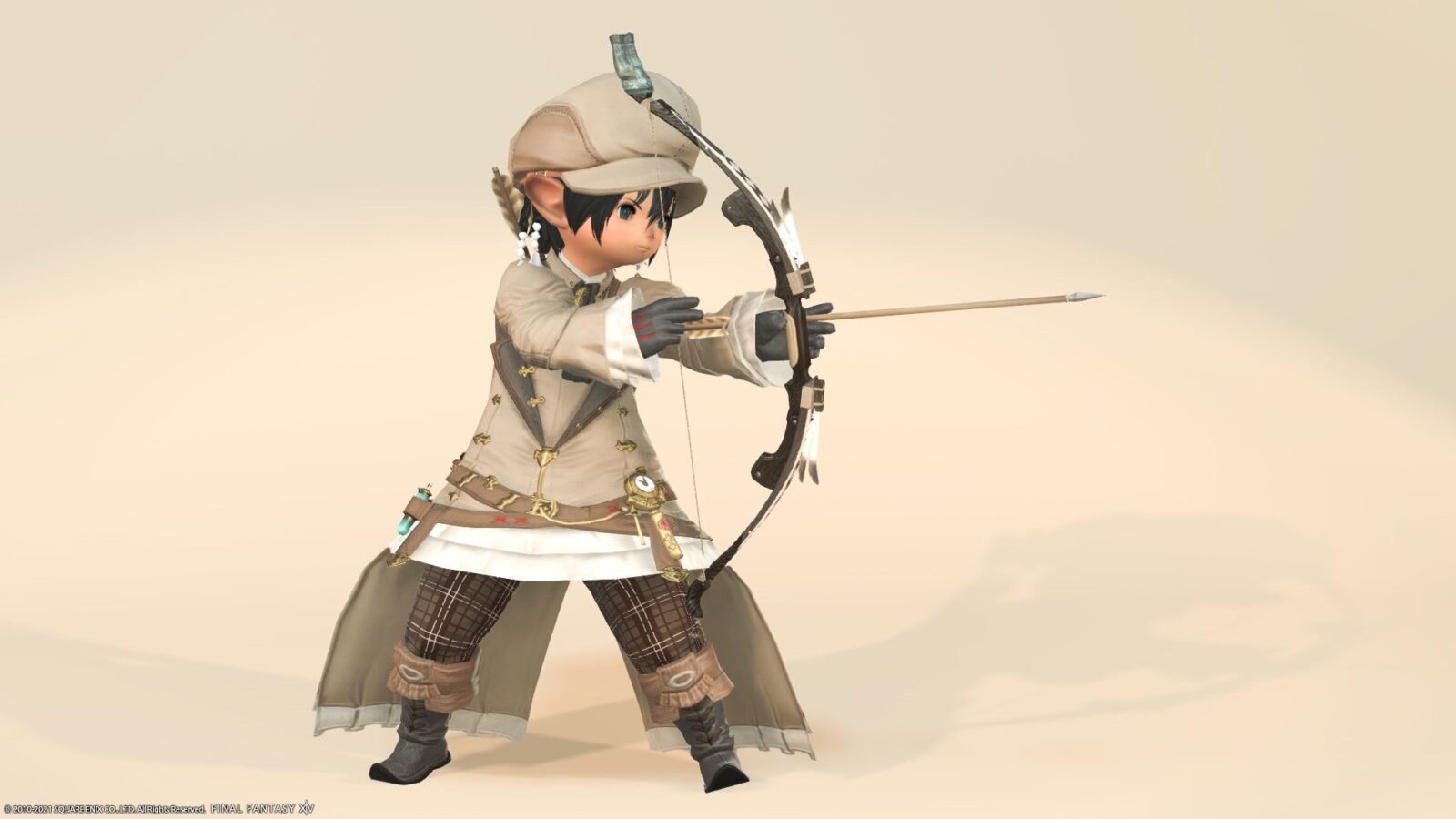 Bronze-decorated bard fashionable bow “Verdant Shortbow” | 【FF14 ...