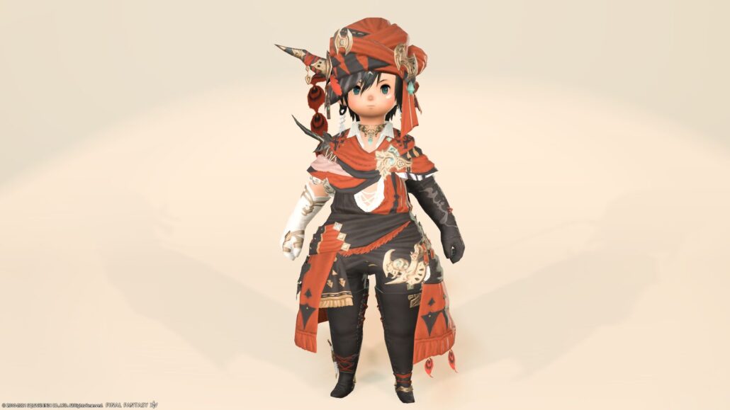 Arabian-style bard AF2 equipment “Aoidos” series (Lalafell Men’s Ver ...