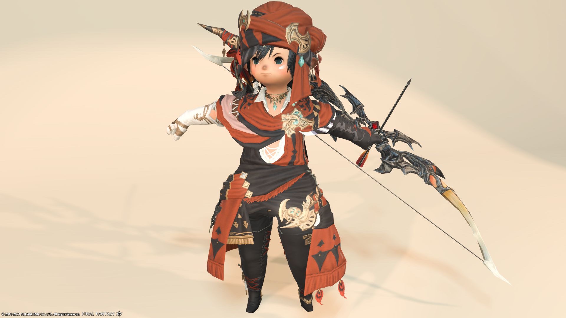 Arabian-style bard AF2 equipment “Aoidos” series (Lalafell Men’s Ver ...