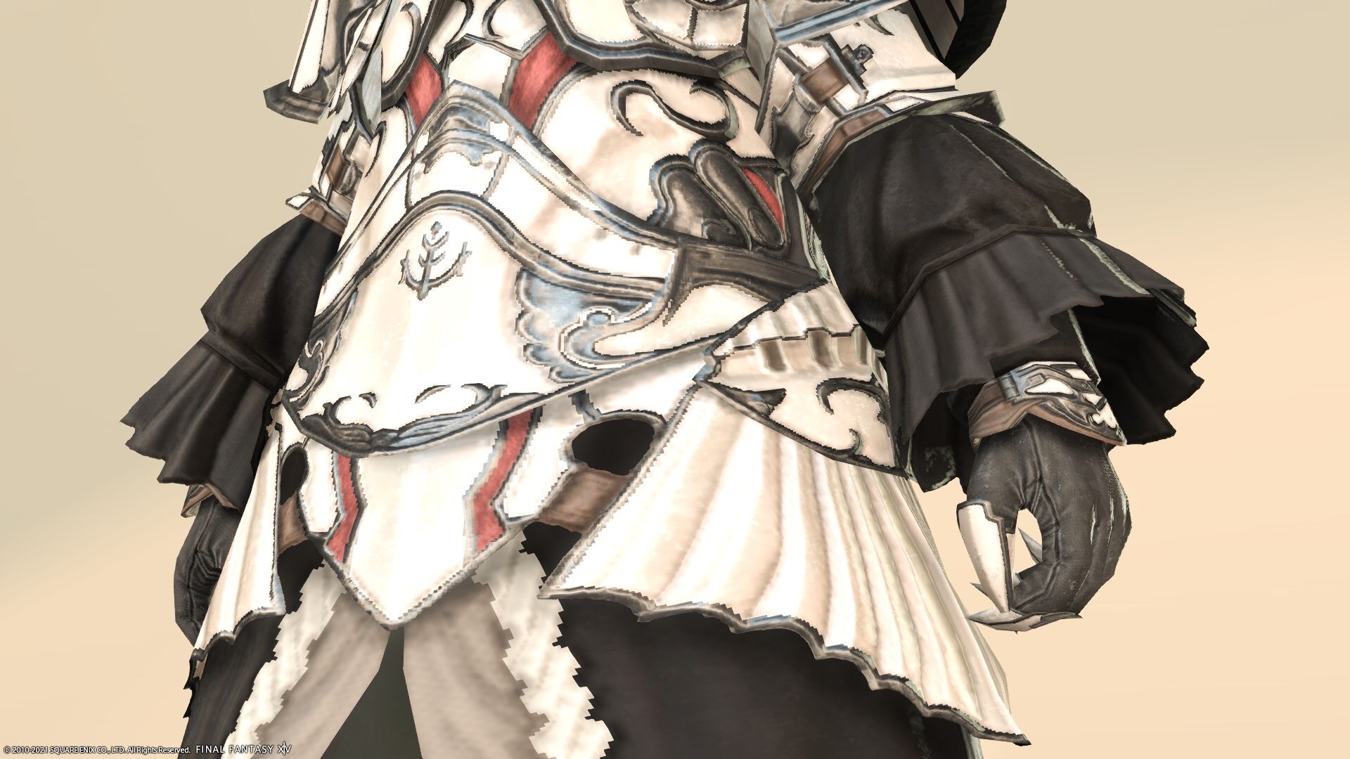 [Glamour] Healer of dark armor with Delubrum Reginae equipment “Law’s ...