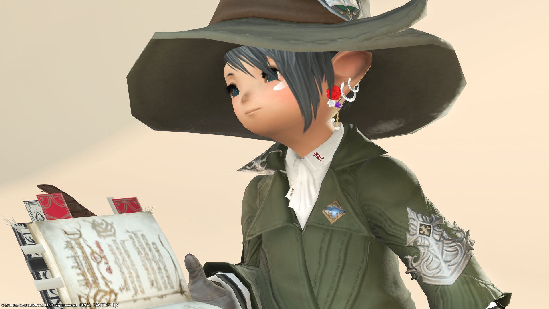 [Glamours] A green magical military scholar equipped with “Sharlayan ...