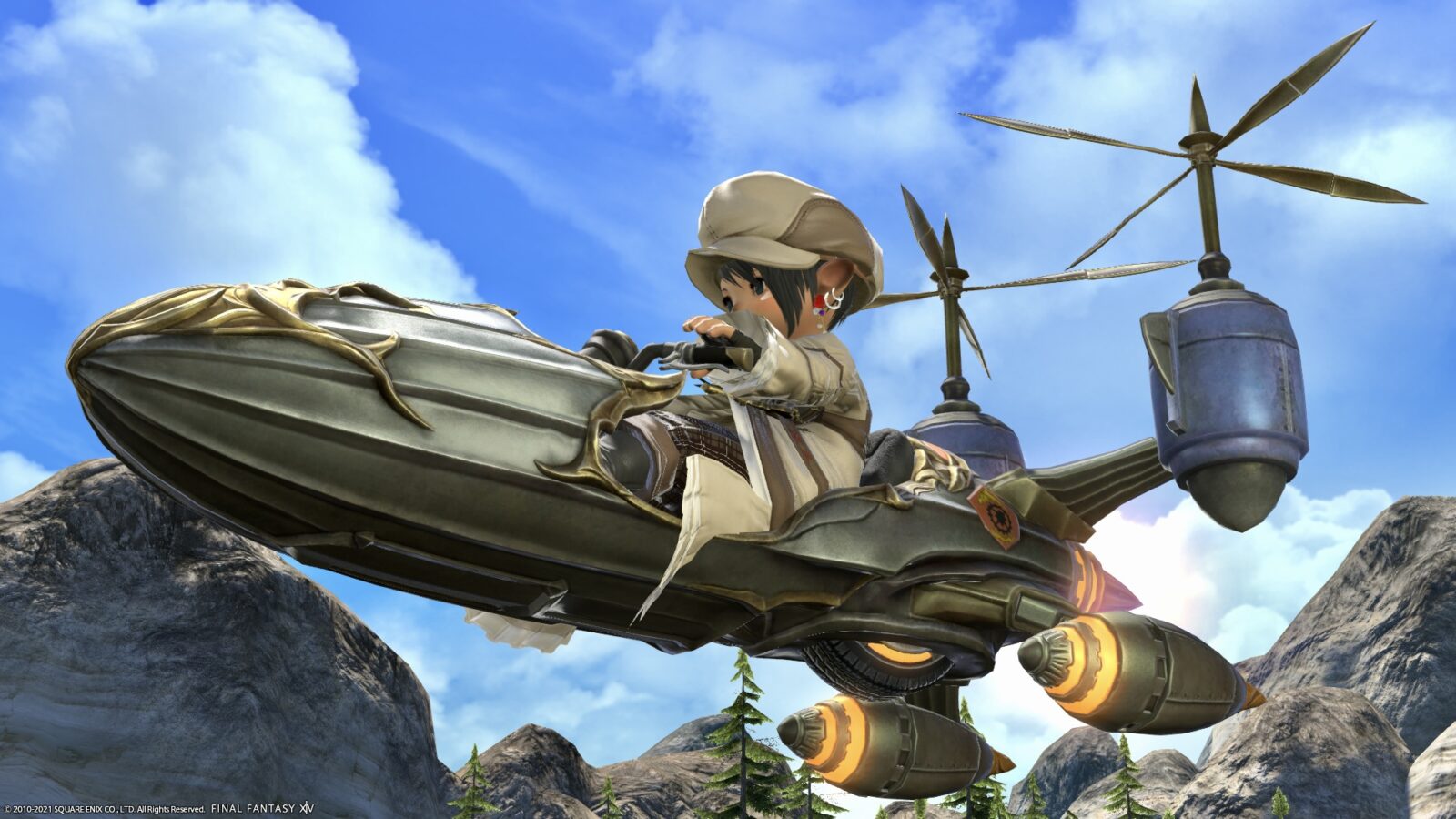 Propeller airplane mount “Falcon” like a tin toy that transforms in ...