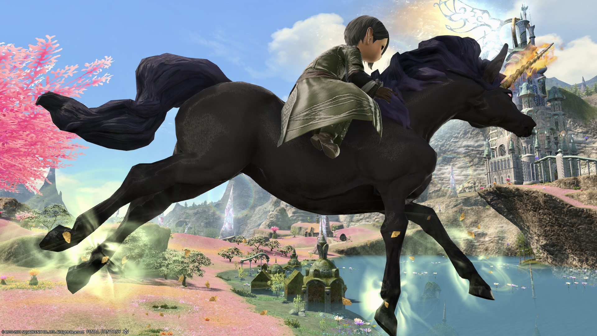 Black Unicorn Mount “Nightmare” | 【FF14】Norirow Note ~エオルゼアのもう一つの物語~