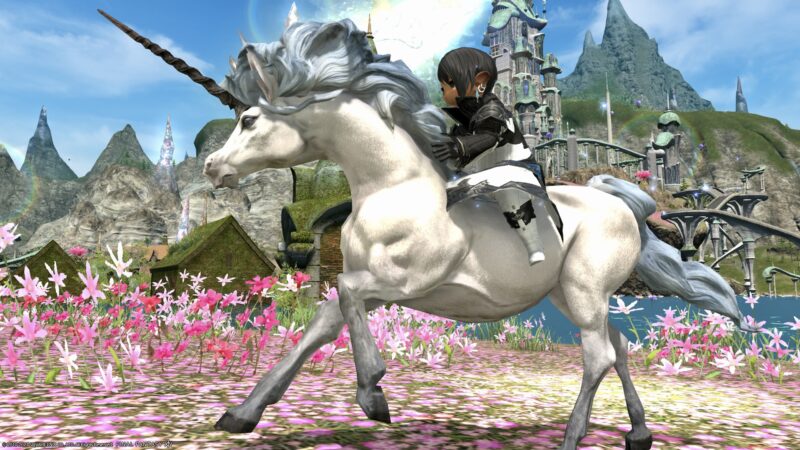 Chocobo armor “Titania Barding” with beautiful and cute big butterfly ...