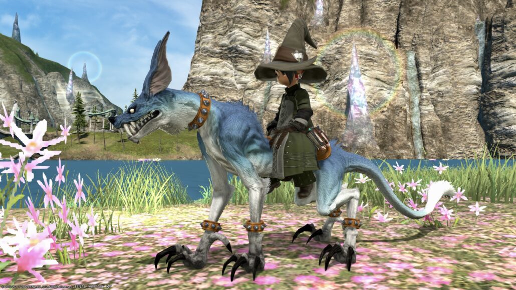 Surprisingly cute Ixali blue war wolf mount “Direwolf” | Norirow Note ...