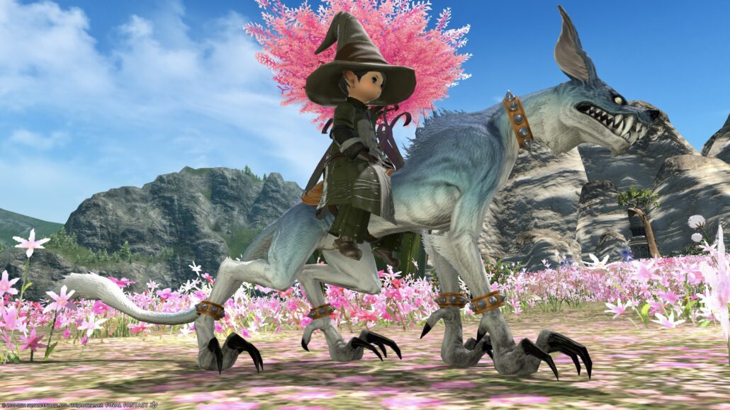 Surprisingly cute Ixali blue war wolf mount “Direwolf” | Norirow Note 〆 ...