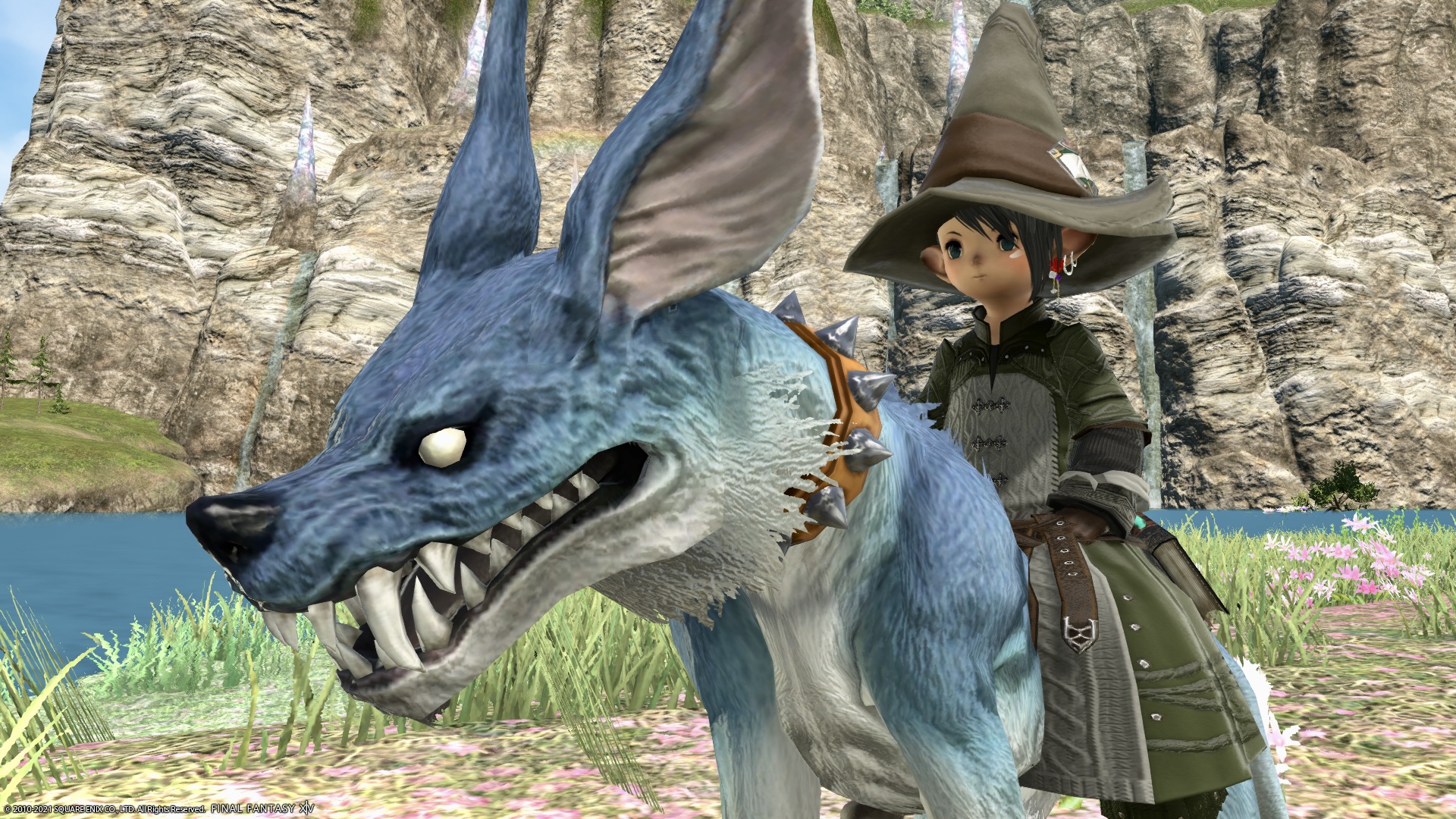 Surprisingly cute Ixali blue war wolf mount “Direwolf” | Norirow Note ...