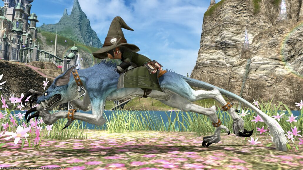 Surprisingly cute Ixali blue war wolf mount “Direwolf” | Norirow Note ...