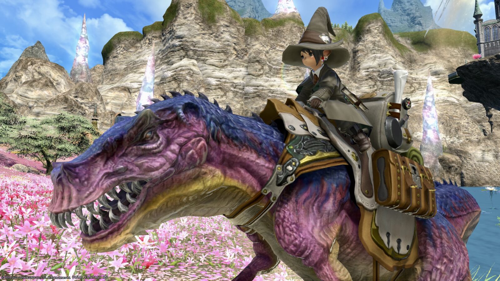 Dinosaur mount with travel tools, forbidden land Eureka Anemos ed ...