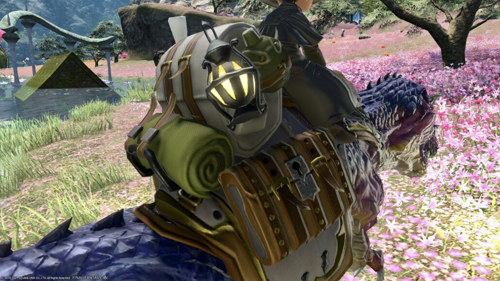 Dinosaur mount with travel tools, forbidden land Eureka Anemos ed ...