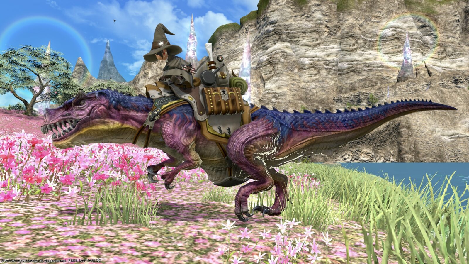 Dinosaur mount with travel tools, forbidden land Eureka Anemos ed ...