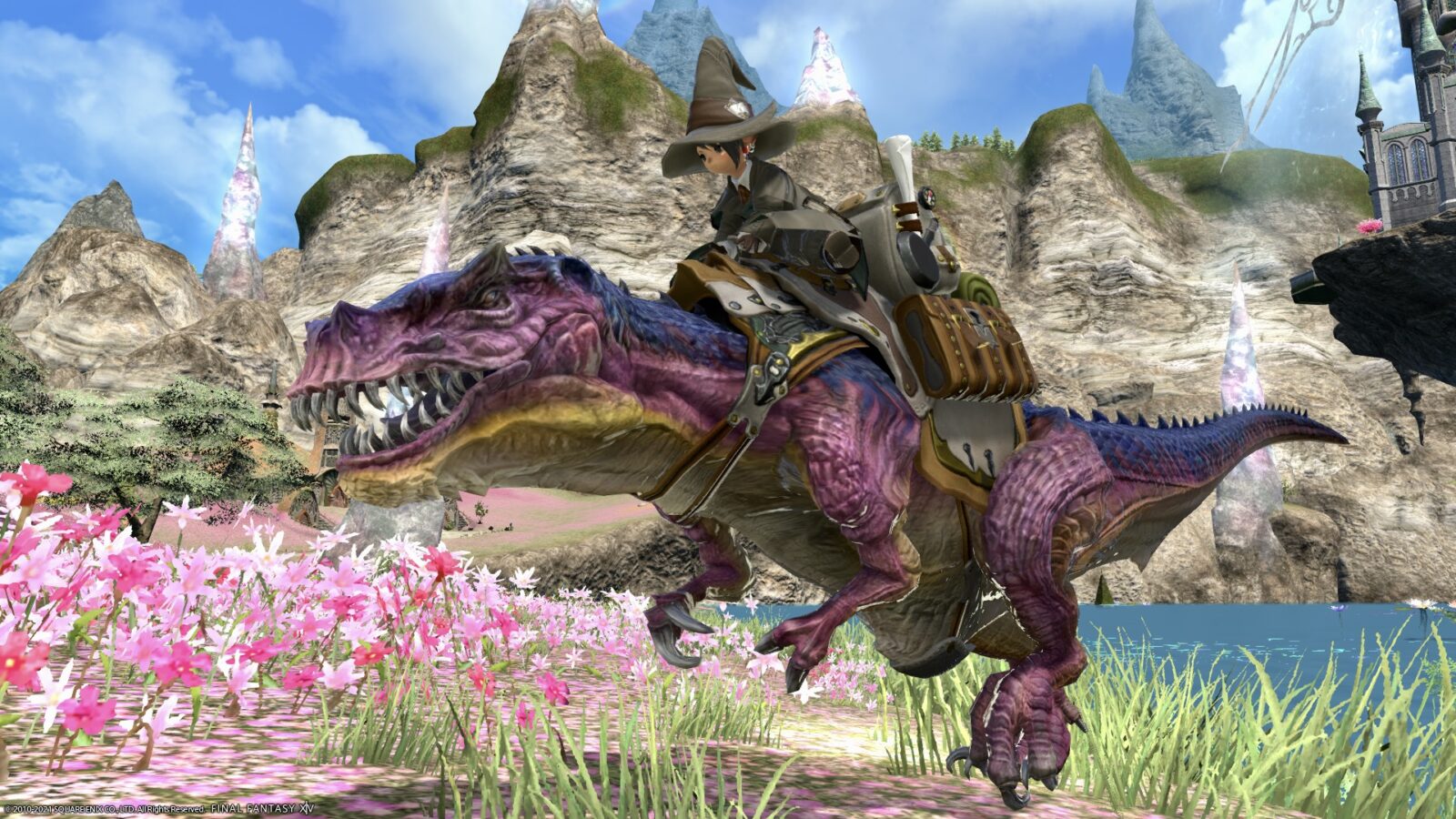 Dinosaur mount with travel tools, forbidden land Eureka Anemos ed ...