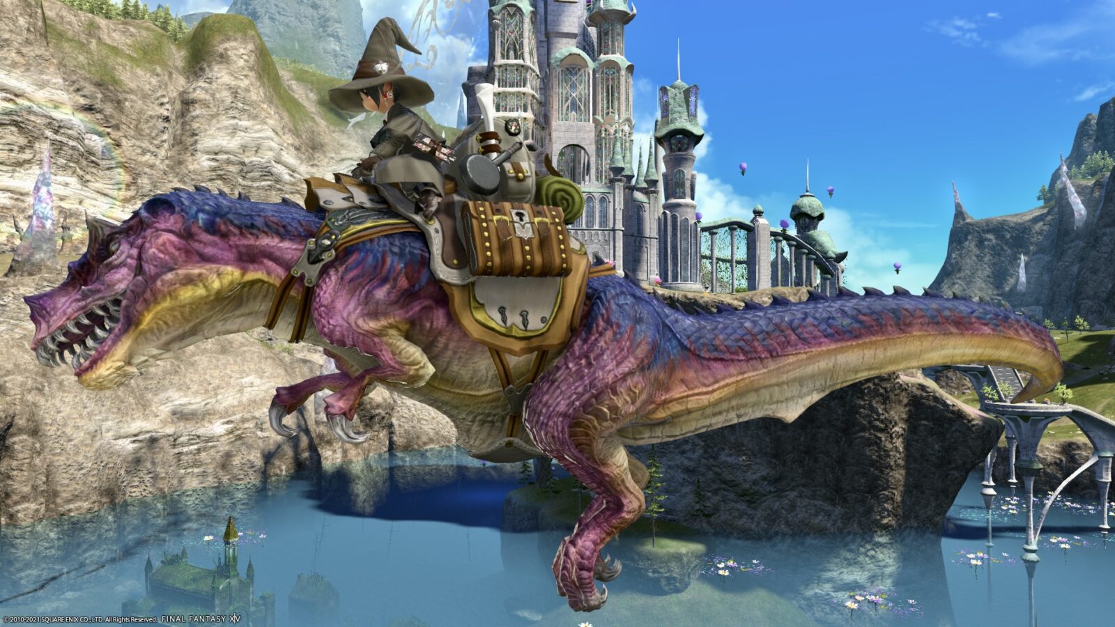 Dinosaur mount with travel tools, forbidden land Eureka Anemos ed ...