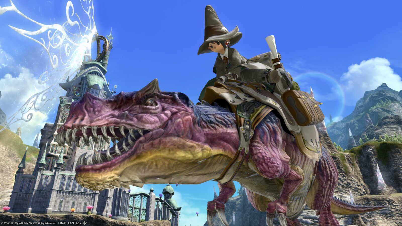 Dinosaur mount with travel tools, forbidden land Eureka Anemos ed ...