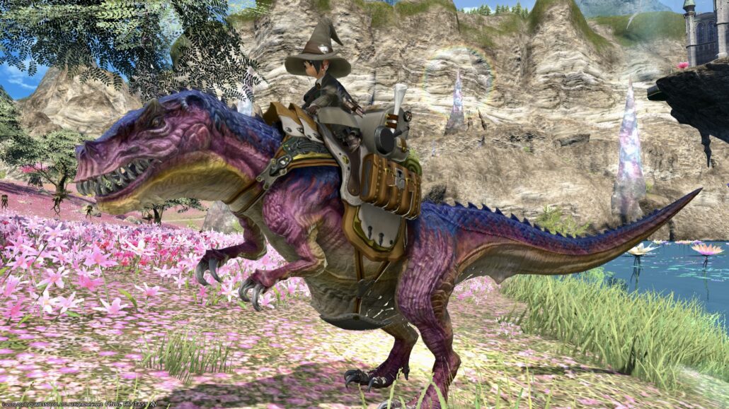 Dinosaur mount with travel tools, forbidden land Eureka Anemos ed ...