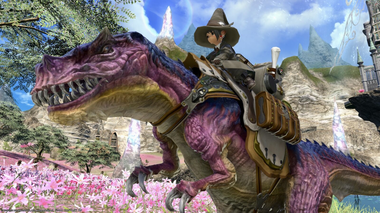 Dinosaur mount with travel tools, forbidden land Eureka Anemos ed ...