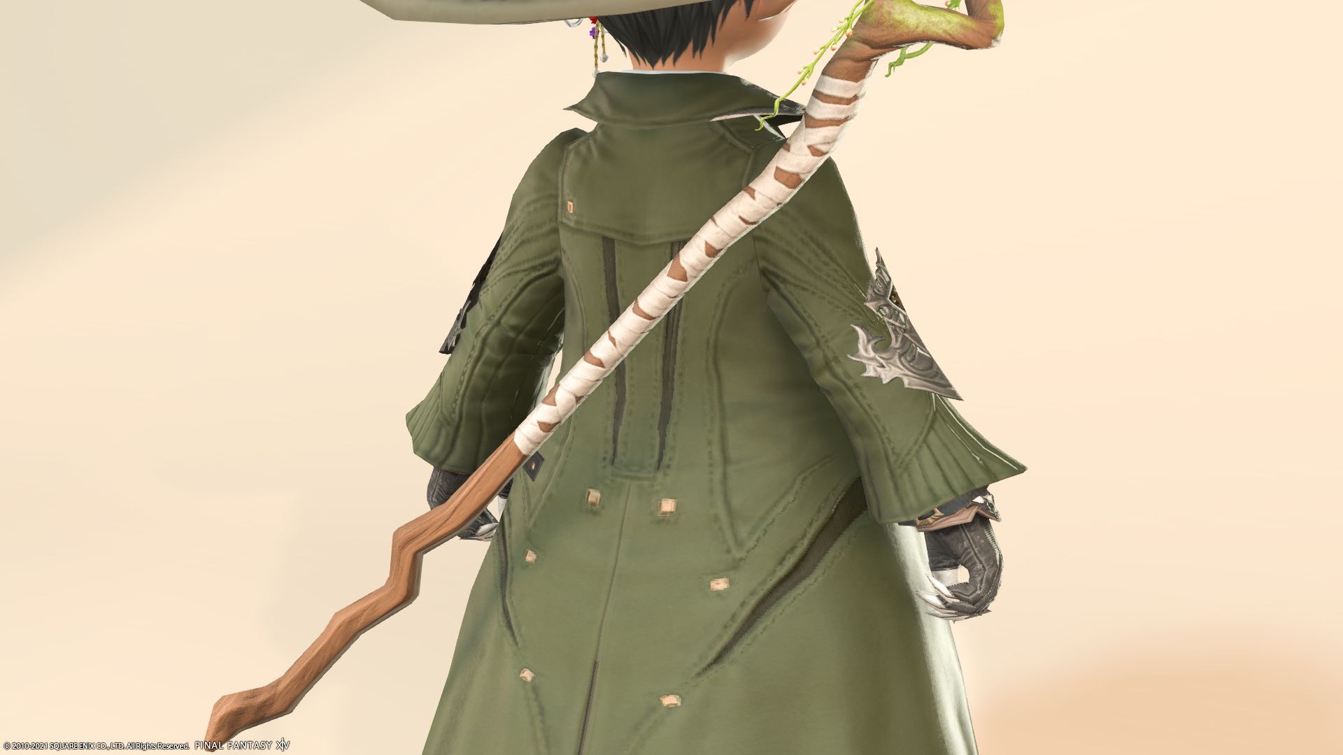 White Mage Resistance Weapon (RW) First Form-Wood and Leaf Wand ...