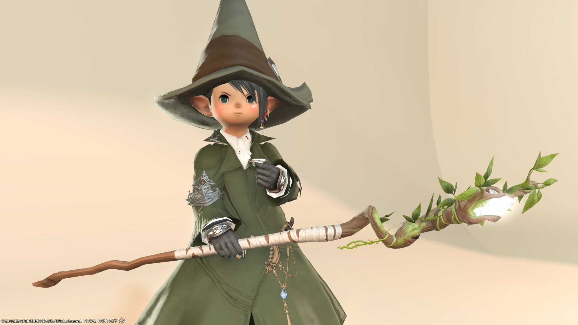 White Mage Resistance Weapon (RW) First Form-Wood and Leaf Wand ...