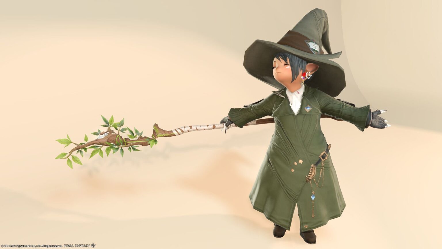 White Mage Resistance Weapon (RW) First Form-Wood and Leaf Wand ...