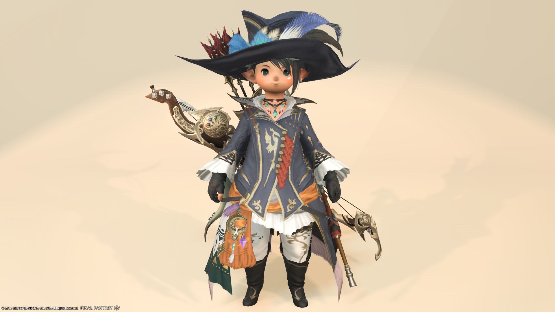 The most cute! Bard AF3 (Lv70) equipment “Storyteller” series (Lalafell ...