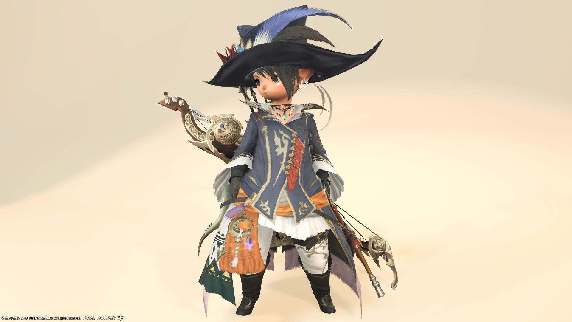 The most cute! Bard AF3 (Lv70) equipment “Storyteller” series (Lalafell ...