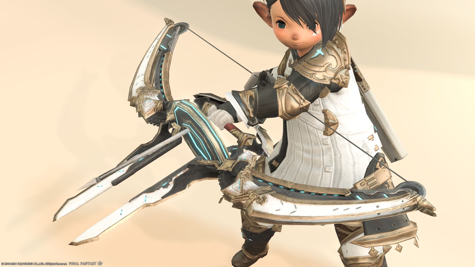 A high-tech deformed bow of a bard that seems to be able to be taken to ...