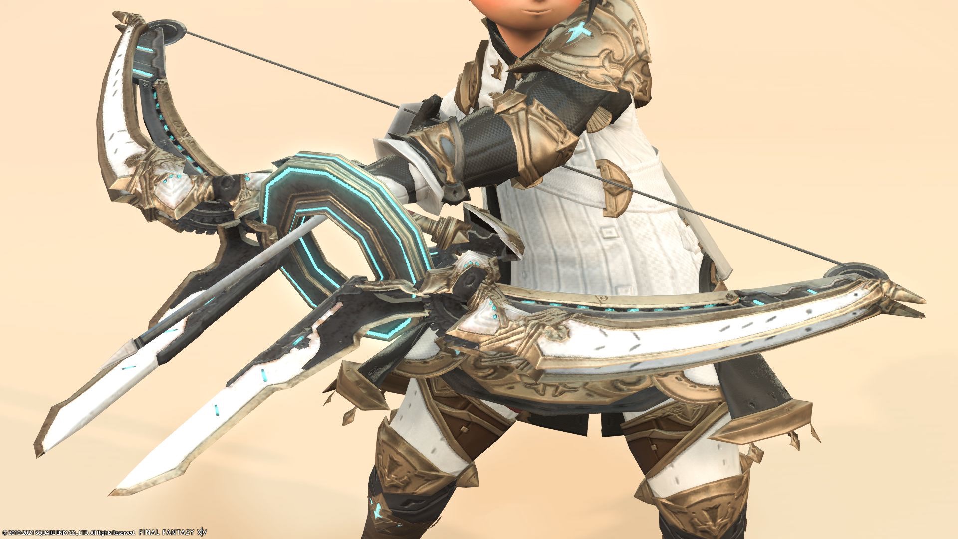 A high-tech deformed bow of a bard that seems to be able to be taken to ...