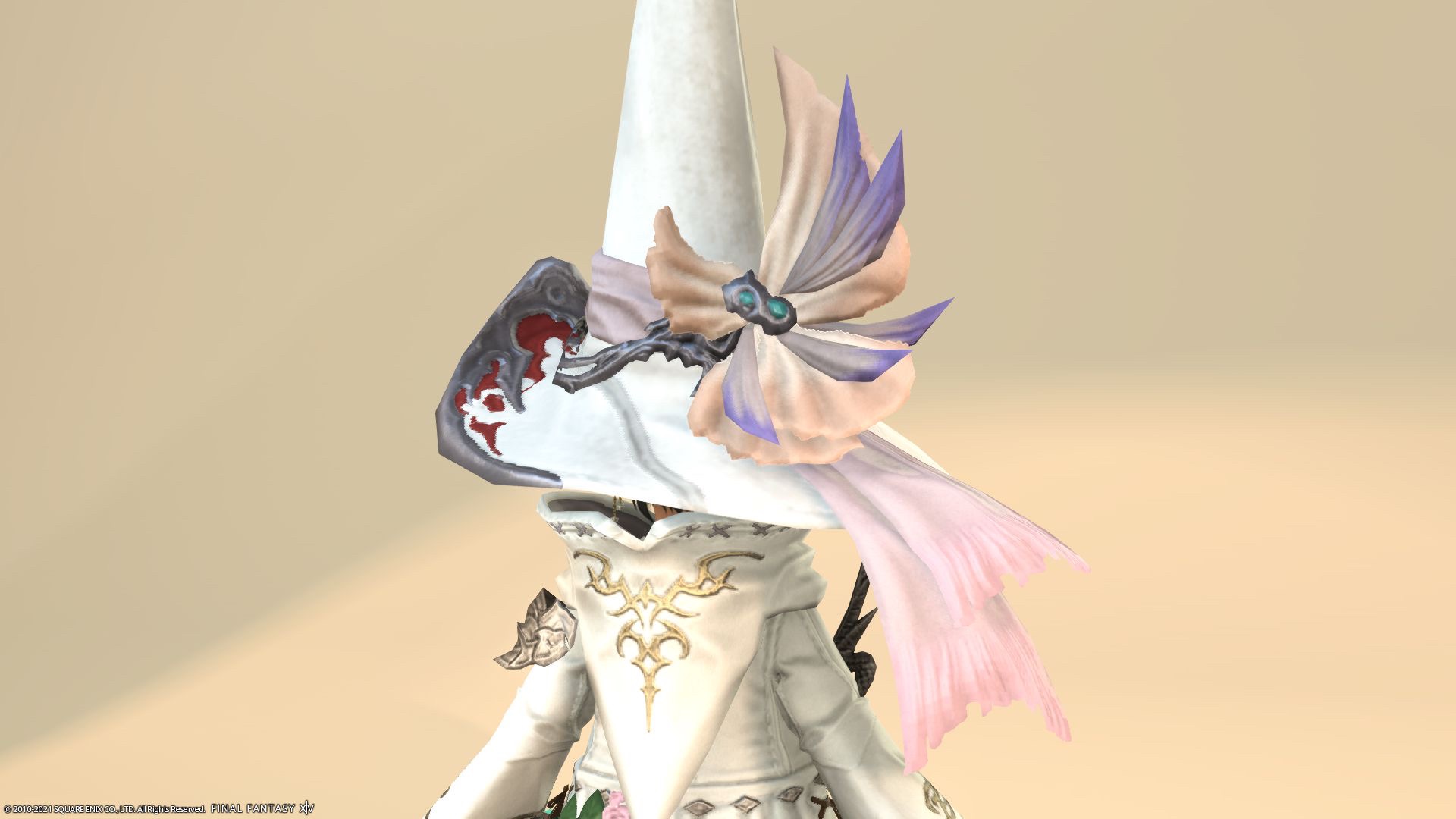 [Glamour] A white mage researcher wearing a cute pointed hat “Demon Hat ...