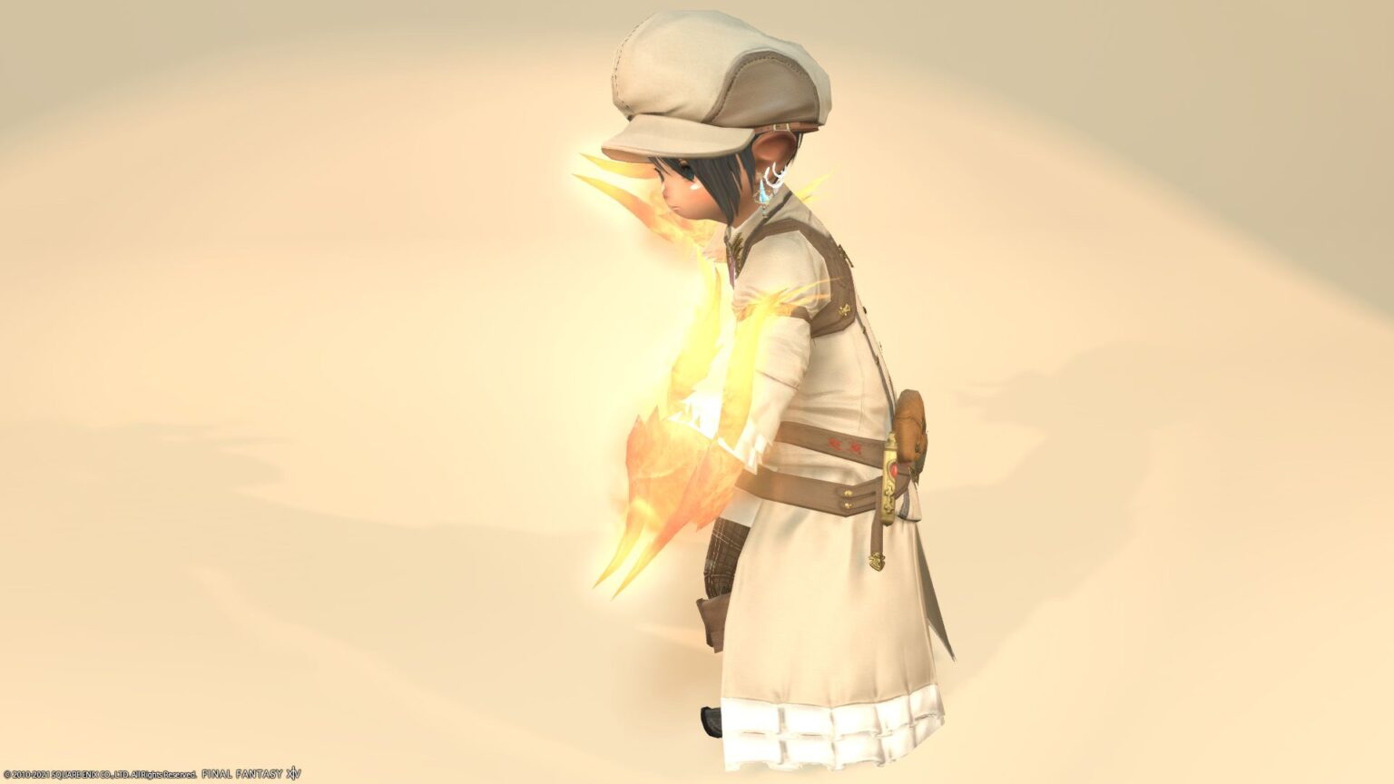 Claws wrapped in the fire of hell, a glowing monk fighting weapon ...