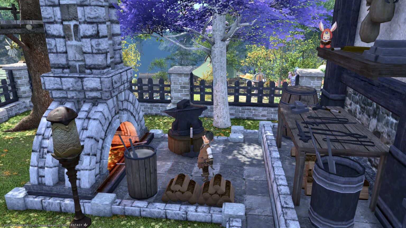 [Housing] S Size House “Small Forge’s Walls”, a cute blacksmith’s house ...