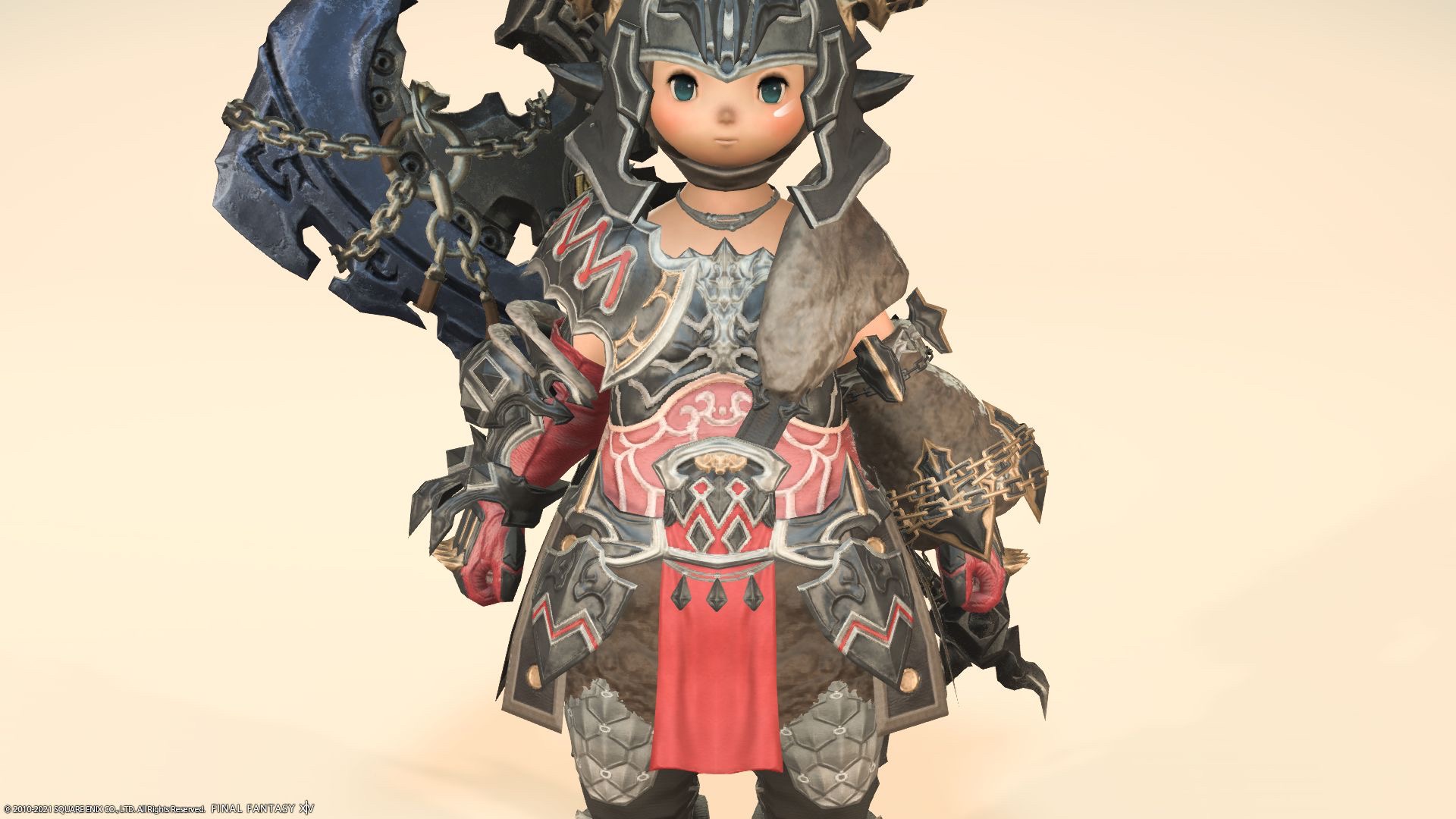 Warrior AF2 equipment, wild hunter “Ravager” series (Lalafell Men’s Ver ...