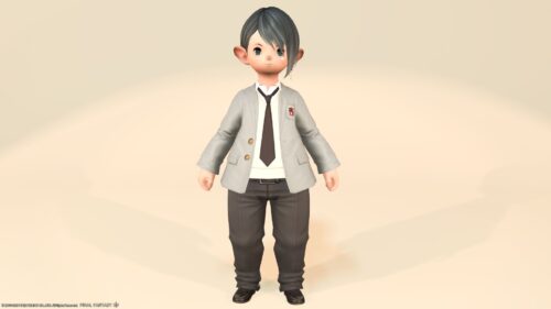 [Glamour] Rough school uniform “Collegiate Attire (Slacks)” (Lalafell ...